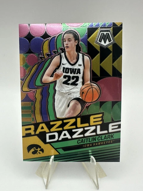 CAITLIN CLARK 2024-25 Panini Collection Clark Mosaic Razzle Dazzle $21. ...