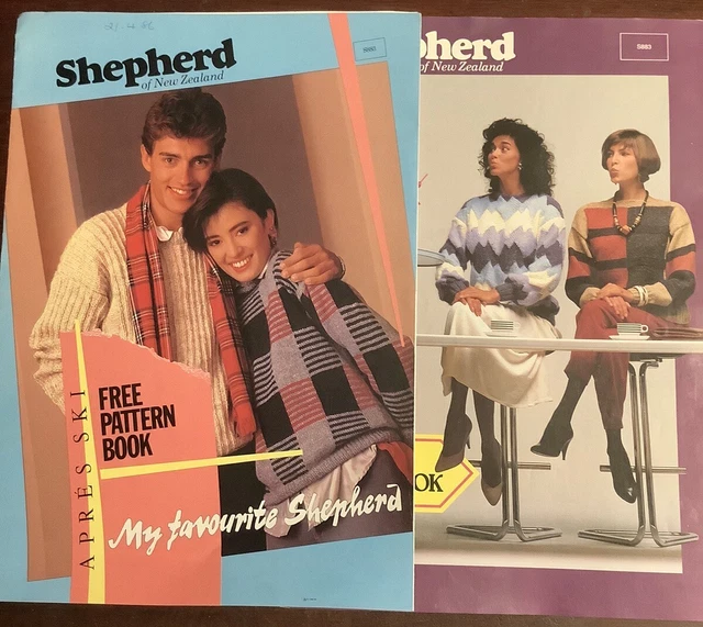 SHEPHERD KNITTING BOOKLETS S883 Adults Patterns Design & Instructions ...