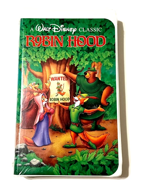 ROBIN HOOD WALT Disney “ Black Diamond Classics” VHS #1189 Sealed £11. ...