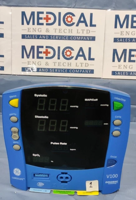 PATIENT MONITOR CARESCAPE Dinamap V100 - Stock #001 £189.99 - PicClick UK