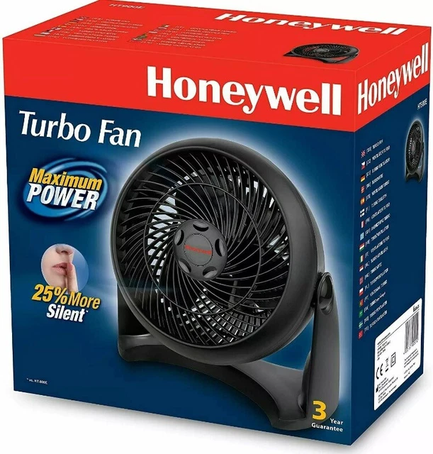 HONEYWELL FAN HT900E Floor Fan Wall Mounted Fan Quiet UK And Euro Plug ...