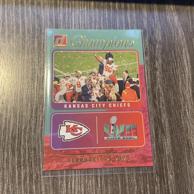 SUPER BOWL LVII Champions SP ! 2023 Donruss Football CHAMP-KC Kansas ...