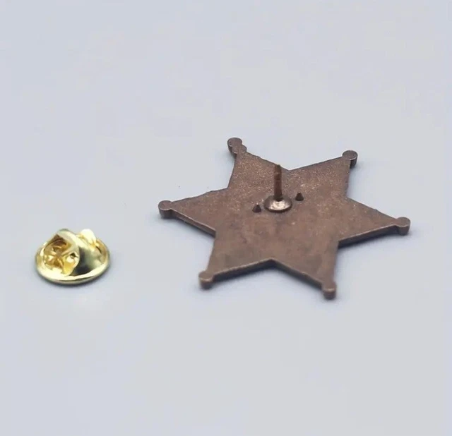 FALLOUT - SUNSET Sarsaparilla Lapel Pin DEPUTY BADGE Nuka-World Dry ...