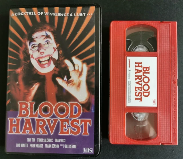 BLOOD HARVEST, VHS, NTSC, Vinegar Syndrome, Limited to 100, Red ...
