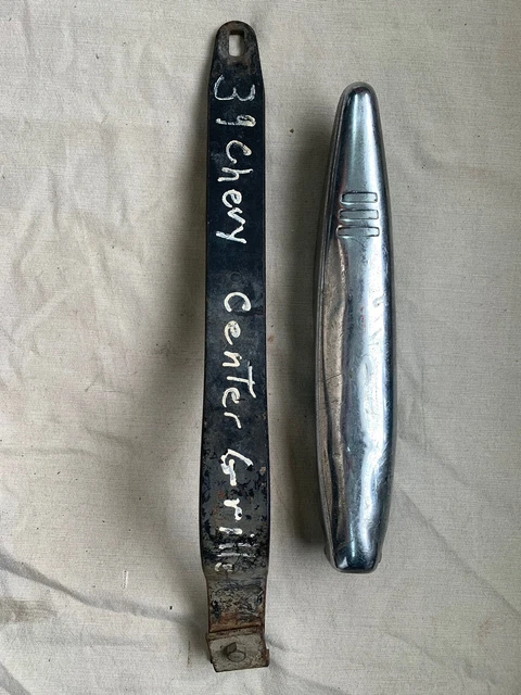 1938-1939 CHEVY FRONT Bumper Center Grille Guard 38-39 Chevrolet Accessory RARE $1,687.73 ...