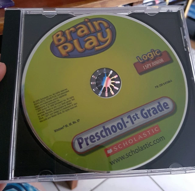 BRAIN PLAY - Preschool -LOGIC - 1st Grade (disc only) PC GAME - FREE ...