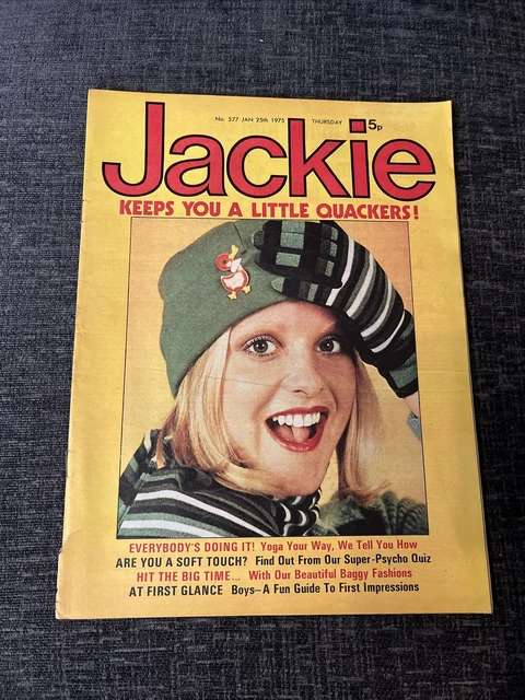 JACKIE MAGAZINE - 25 Jan 1975 Donny & Marie Osmond Poster Jimmy ...