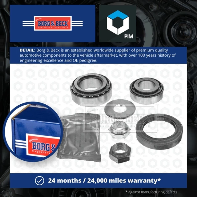 WHEEL BEARING KIT fits CITROEN C25 2.5D Rear 87 to 94 B&B 335023 373518 ...