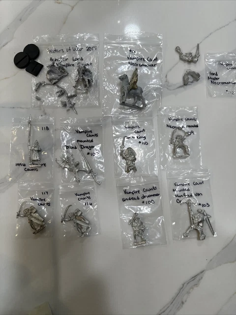 WARHAMMER CARSTEIN NECROMANCER Mount Vampire Counts Lord Drummer Tomb ...