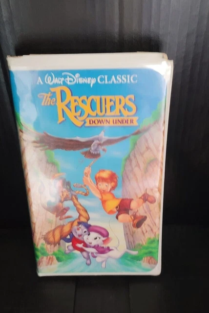 WALT DISNEY'S CLASSIC "The Rescuers Down Under" VHS Black Diamond EUR 5 ...