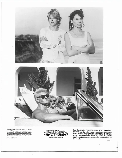 VINTAGE 8X10 FOTO Il Nottambolo 1987 Dedee Pfeiffer Joan Cusack John ...