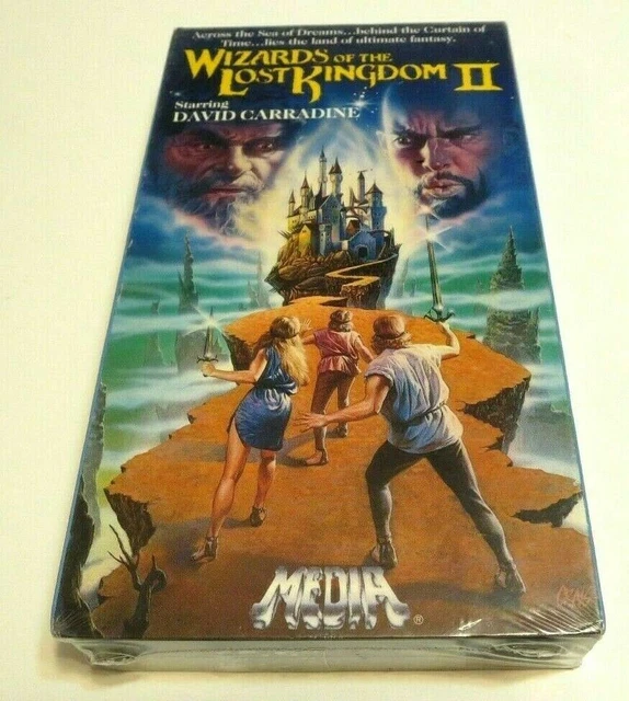 WIZARDS OF THE LOST KINGDOM II VHS video tape SEALED Media new seal 2 ...