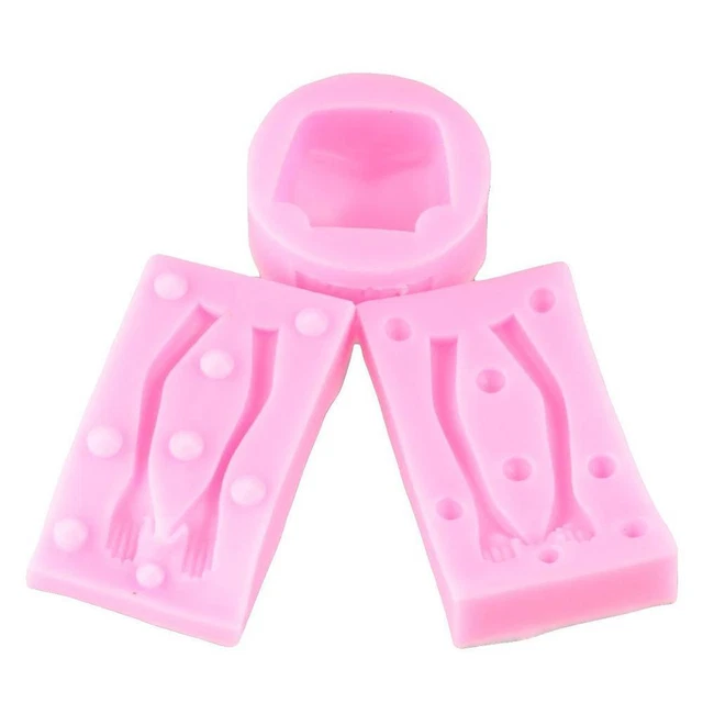5 PCS PACKED Clay Full Body Fondant Polymer Clay 3D Woman Mold ...