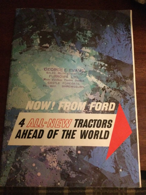 FORD CLASSIC TRACTOR range used genuine brochure £15.00 - PicClick UK