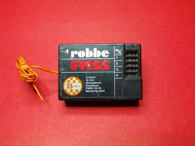 ROBBE FMSS 35MHz 10 KHz Schmalband Empfänger R Technisch Einwandfrei ...