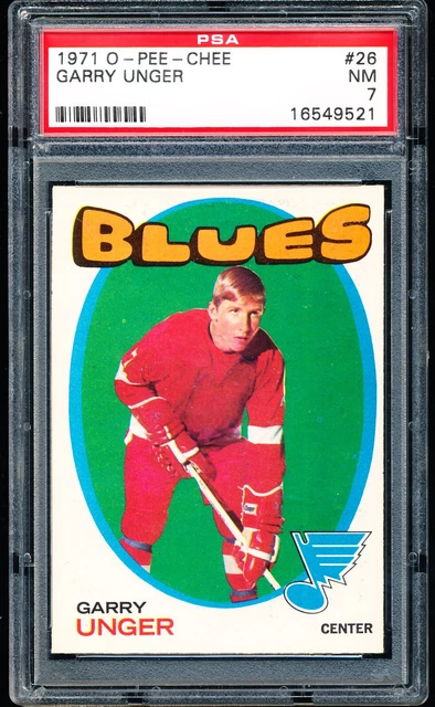1971 O-PEE-CHEE OPC #26 Garry Unger - PSA 7 Neuf EUR 55,52 - PicClick FR