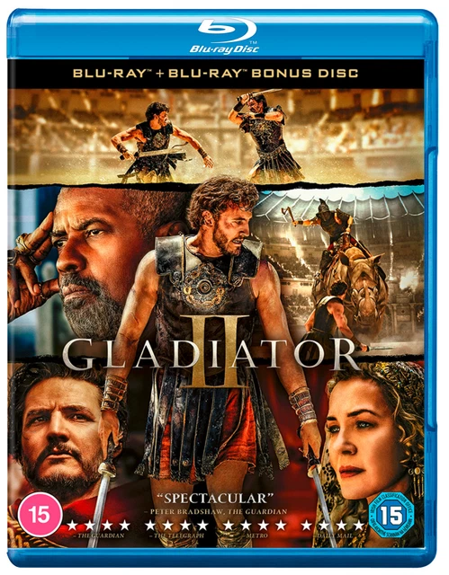 GLADIATOR II (BLU-RAY) Fred Hechinger Tim McInnerny Connie Nielsen Alec ...