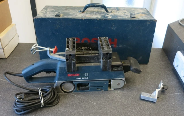 BOSCH PROFESSIONAL GBS 75 AE Bandschleifer inkl. Koffer Kabelmantel ...