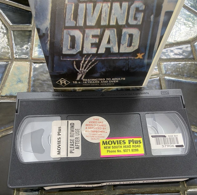 VINTAGE 1968 NIGHT Of the Living Dead VHS Tape 1996 Ex Rental Vintage ...