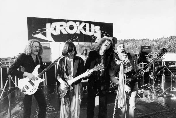 KROKUS SWISS HARD rock band 1970s Historic Old Swiss - German Photo 1 ...