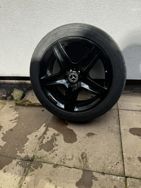 W166 W167 20 Inch GENUINE MERCEDES AMG BLACK 5 SPOKE ML GLE ALLOY WHEELS TYRES £363.72 - PicClick UK