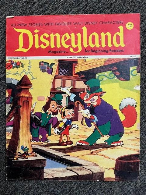 1972 NO. 11 DISNEYLAND MAGAZINE Snow White Dumbo Peter Pan Stories ...