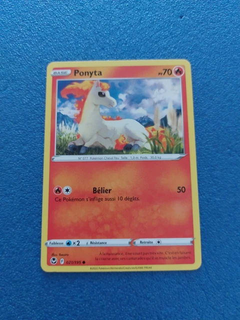 CARTE CARD POKÉMON pokemon Ponyta 021 195 EUR 2,99 - PicClick FR