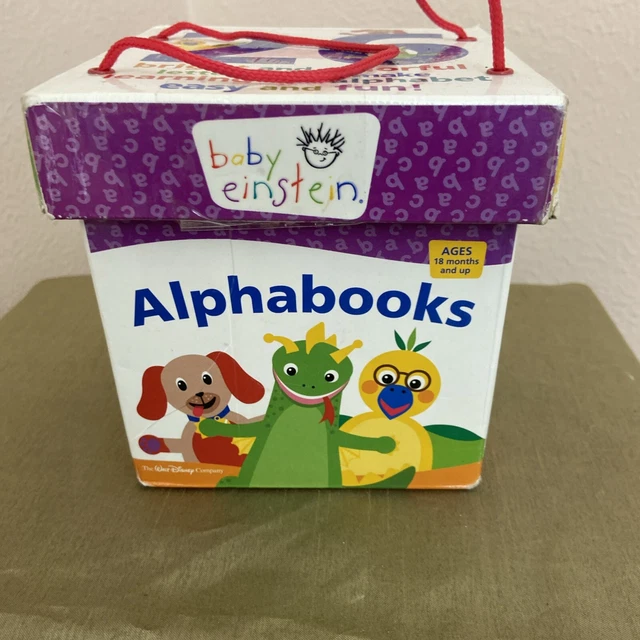 BABY EINSTEIN ALPHABOOKS Kids Board Books Learn Alphabet 26 Books ...