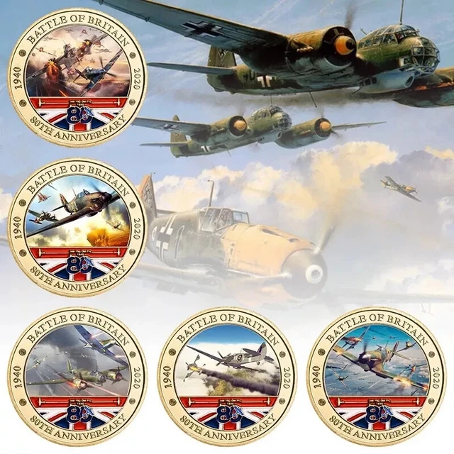 BATTLE OF BRITAIN 80th Anniversary WWII RAF Commemorative 5 Coin Set ...