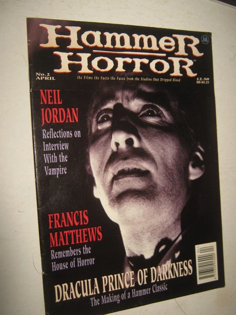 HORROR MAGAZINE HAMMER Horror Dracula On Cover Issue #2 £11.12 ...