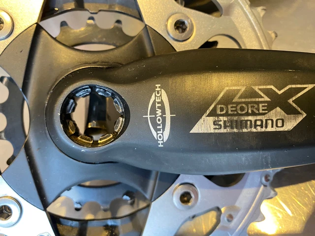 SHIMANO DEORE LX FC-M572 HOLLOWTECH OCTALINK CHAINSET CRANKSET CRANKS ...