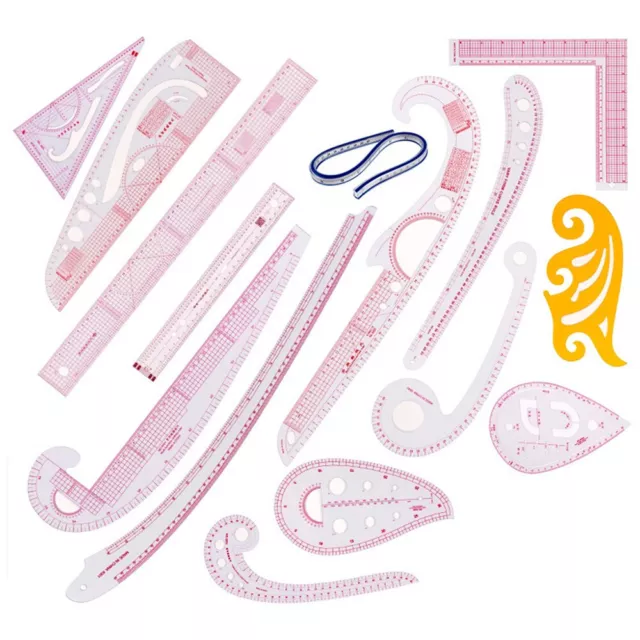 SEWING FRENCH CURVE Ruler Measuring Tool Dressmaking Tailor Drawing ...