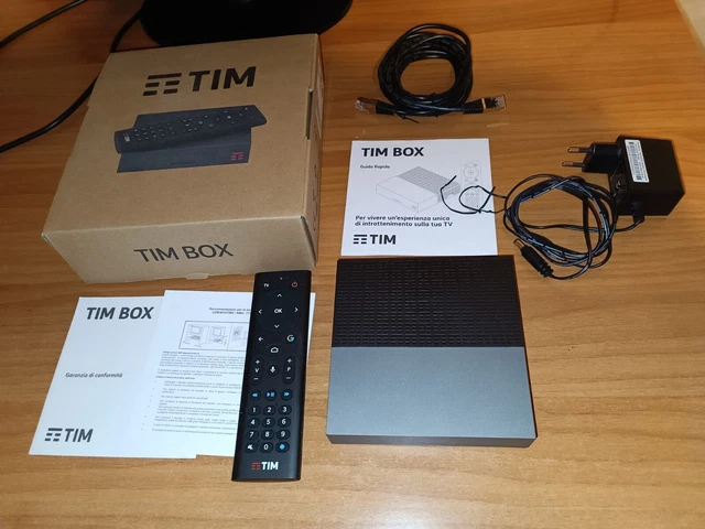 TIM BOX UZW4010TIM tim vision android decoder 32 GB netflix dazn app ...
