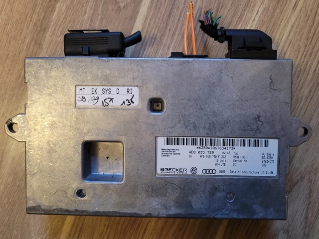 AUDI A8 D3 MMI Control Unit ECU 4E0035729A 4E0910730F £47.52 - PicClick UK