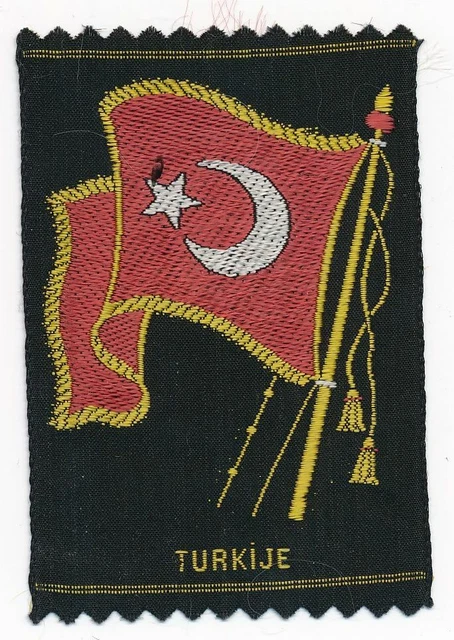 SILK CIGARETTE CARD Turmac (1930) : Flag of Turkey EUR 1,75 - PicClick IT