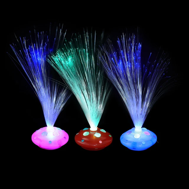 2 PCS FIBRE-OPTIC Lamp Color Changing Fiber Light LED Night £18.99 ...