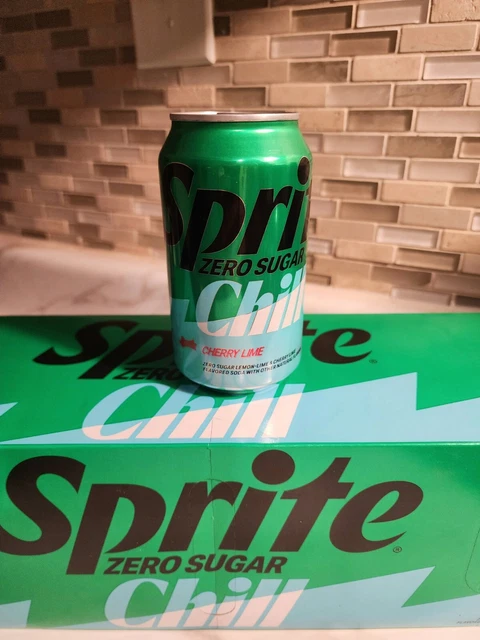 SPRITE CHILL CHERRY Lime Zero Sugar 12oz Can Limited Edition 2024 (1 ...