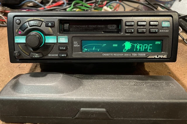 ALPINE TDA-7550R AUTORADIO 35WX4 Vintag Selten Rarität Youngtimer ...