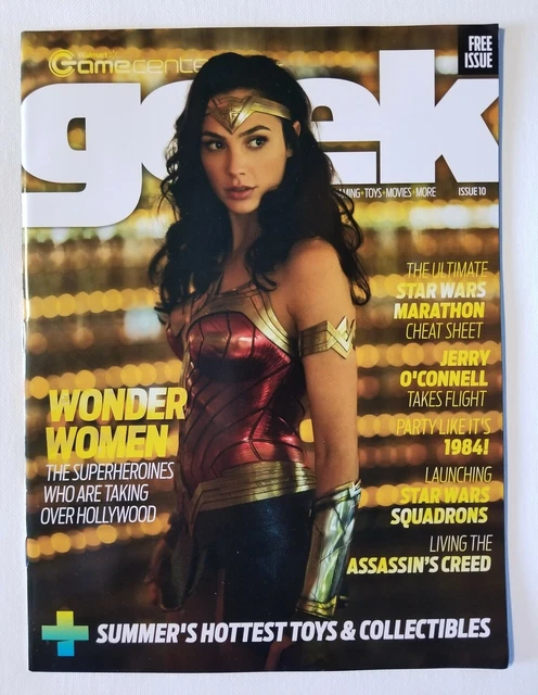 GEEK MAGAZINE WONDER Woman Issue 10 Gal Gadot Star Wars Walmart ...