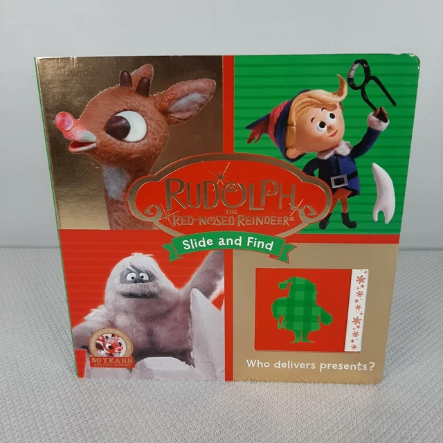 RUDOLPH THE RED-NOSED Reindeer Slide and Find by Roger Priddy ( Board ...
