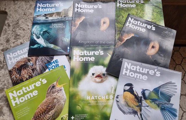 NATURE'S HOME|THE RSPB Magazine(Bundle of 8x )2019-2021 Edition (lot ...