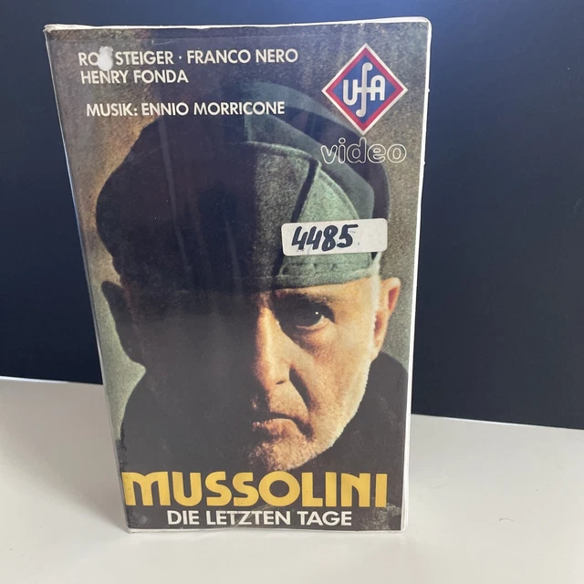 UFA VIDEO 3209 - Mussolini - VHS/Rod Steiger/Franco Nero/Hery Fonda ...