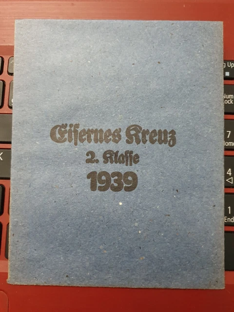 ORIGINAL GERMAN WW2 Iron Cross 2nd Class Packet. Unused £9.99 - PicClick UK