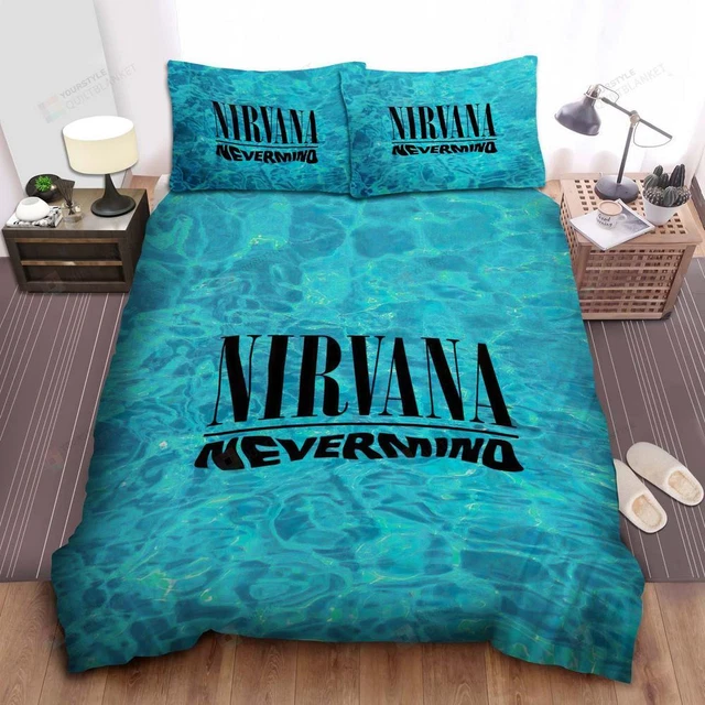 NIRVANA NEVERMIND ALBUM Cover Quilt Duvet Cover Set Comforter Cover Single EUR 44,05 - PicClick FR