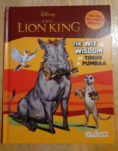 DISNEY THE LION King. The Wit And Wisdom Of Timon And Pumbaa Book. £2. ...