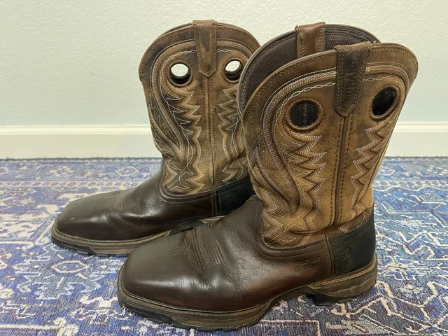 DURANGO MEN'S MAVERICK XP 11" Steel Toe DDB0269 Western Work Boot Brown ...