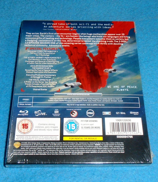 V THE COMPLETE first season 2-disc Blu-ray box-set New & Sealed EUR 25 ...