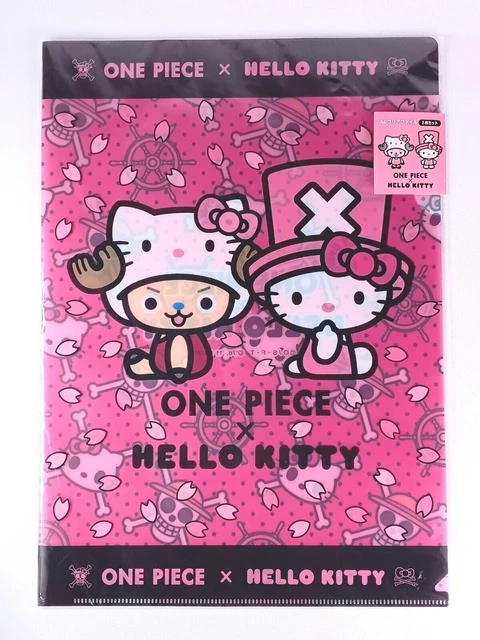 TONY TONY CHOPPER Hello Kitty Sanrio × One Piece A4 Fichier Transparent ...