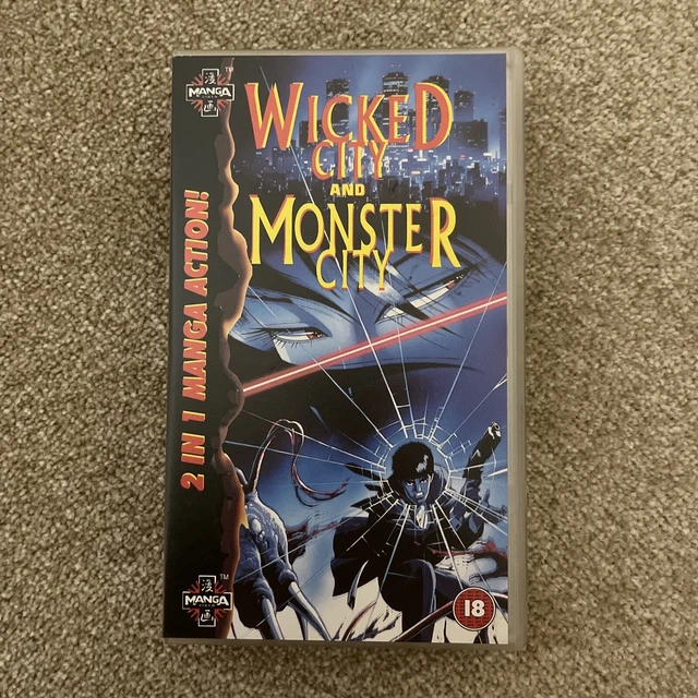 WICKED CITY & Monster City VHS Manga Video Anime Rare HTF Collectable £ ...