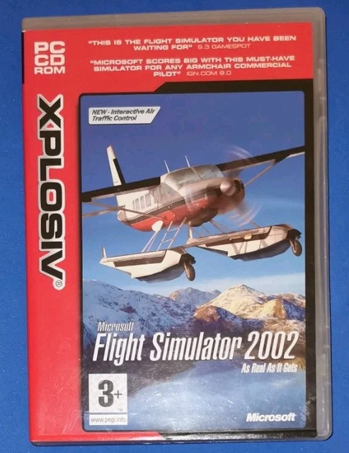 MICROSOFT FLIGHT SIMULATOR 2002 (PC CD-ROM) - XPLOSIV Edition - Tested ...